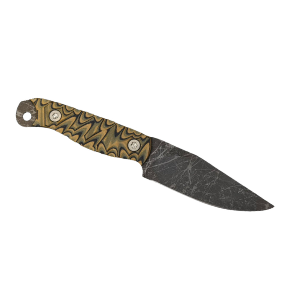 Half Face Blades Field Knife Jr. | Multicam G10 Textured Handle + Acid ...
